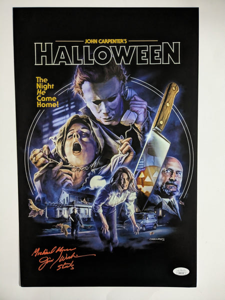 JIM WINBURN Michael Myers Signed HALLOWEEN 11x17 POSTER Autograph B ...