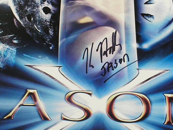 KANE HODDER Signed 11x17 Jason X Poster Voorhees Friday 13th Part 10 J ...